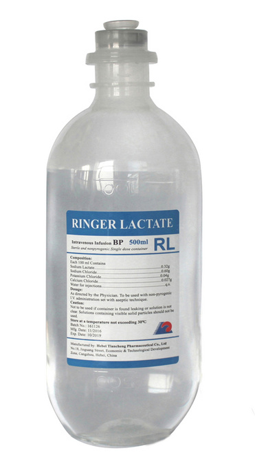 RINGER LACTATE INFUSION 500ML | Hebei Tiancheng Pharmaceutical Co.,Ltd.