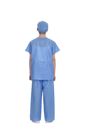 Clean Air Suit(2-pieces short sleeves style (Non-sterile)) | Yantai ...