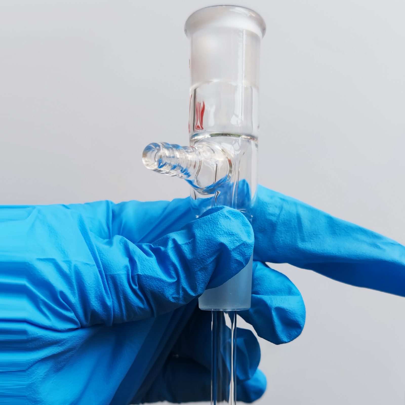 buy high quality Glass Vertical Take-Off Adapter Long-stem with 24/40 ...